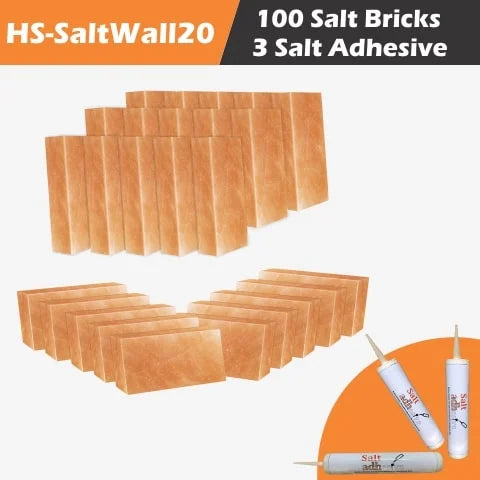 Build Wall with Salt Bricks and Adhesive - Himalayan Salterz